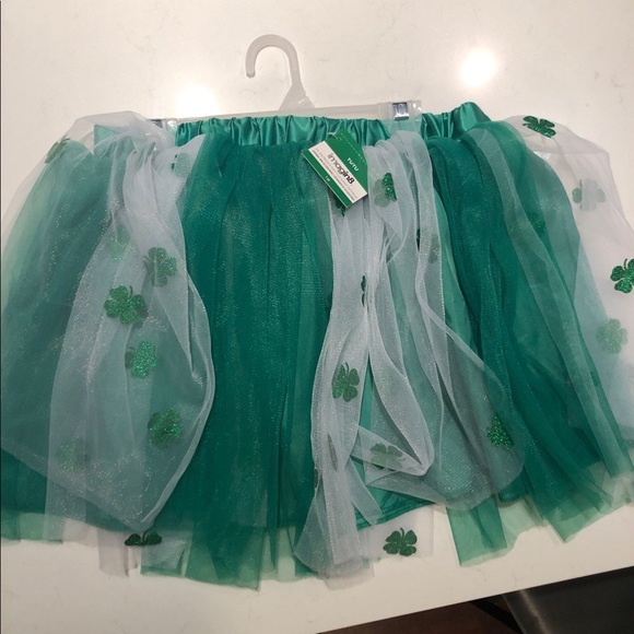 Skirts | Green Shamrock Skirt | Poshmark